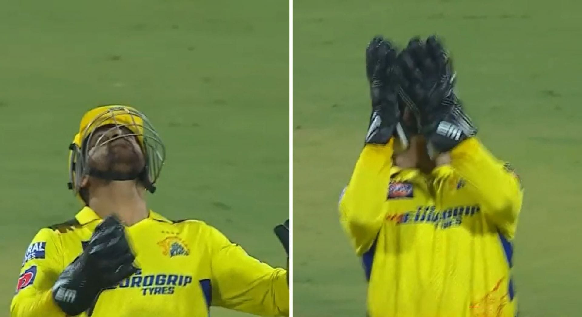 [Watch] MS Dhoni defies age with sky-high catches to dismiss RCB's ...