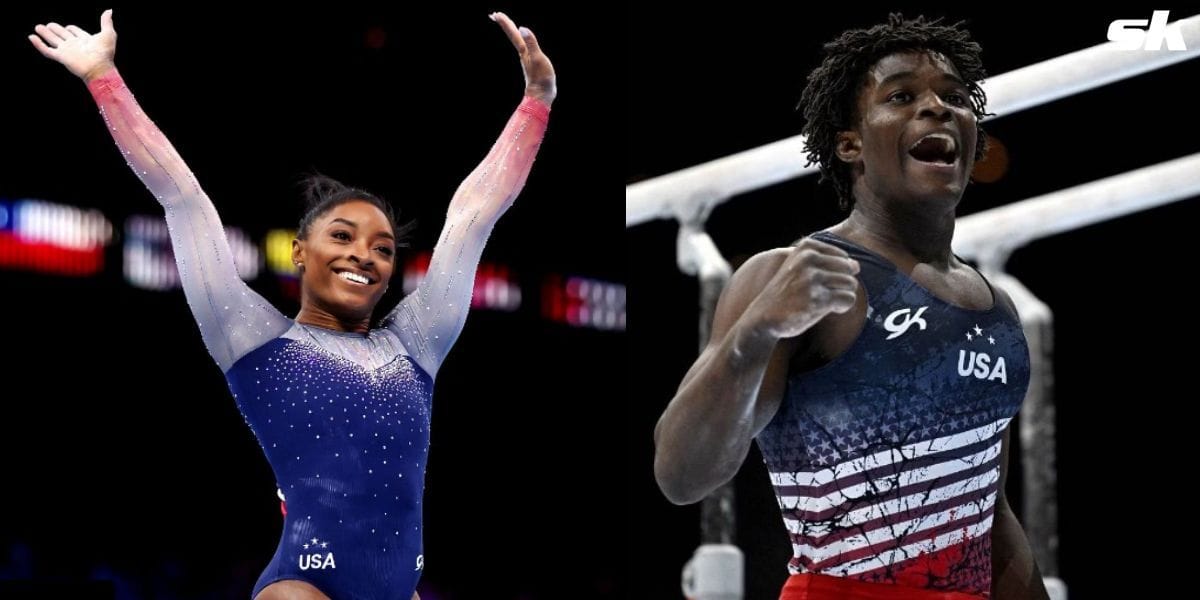 WATCH: Simone Biles and Fred Richard attempt men's and women's ...