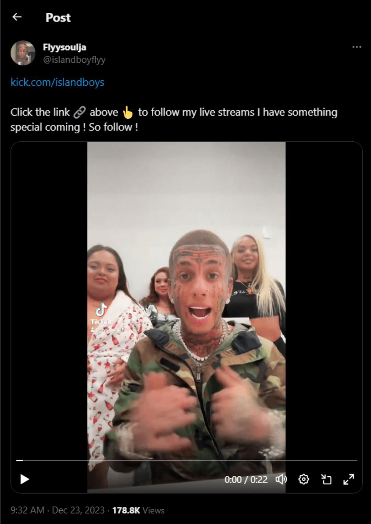 "Big Kick stream soon": The Island Boys have announced that they will ...