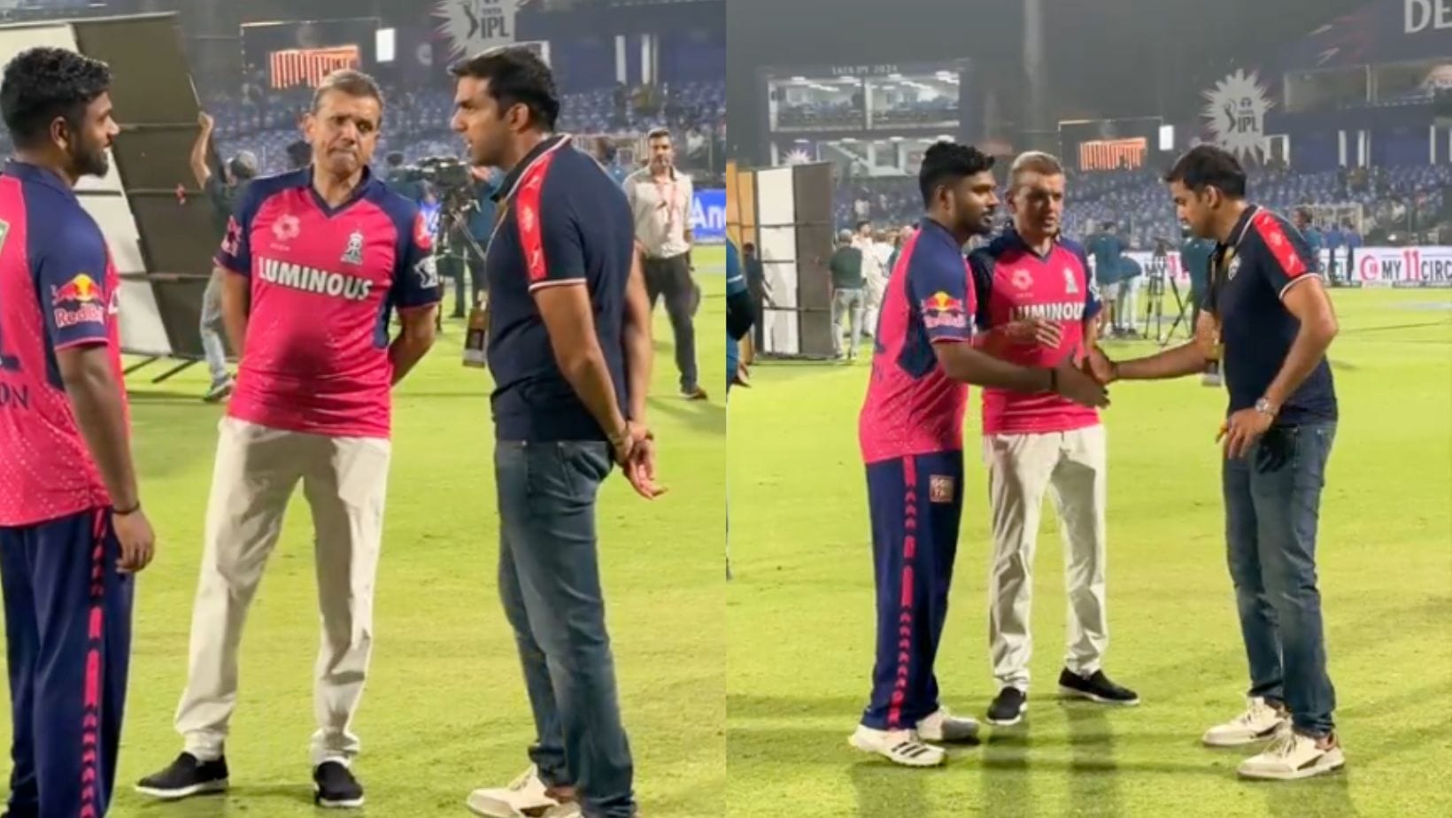 [Watch] DC co-owner Parth Jindal meets RR captain Sanju Samson after 'send-off' controversy in ...