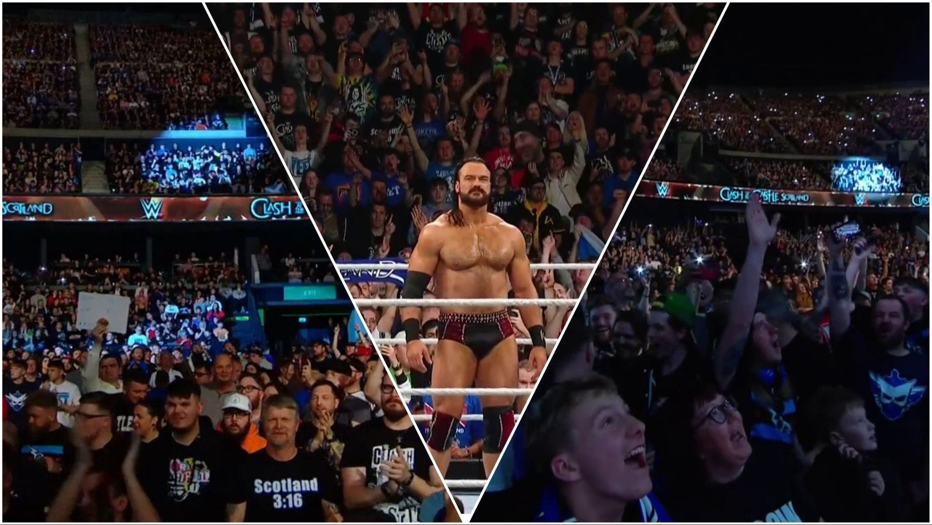 Watch: WWE crowd erupts before Clash at the Castle begins