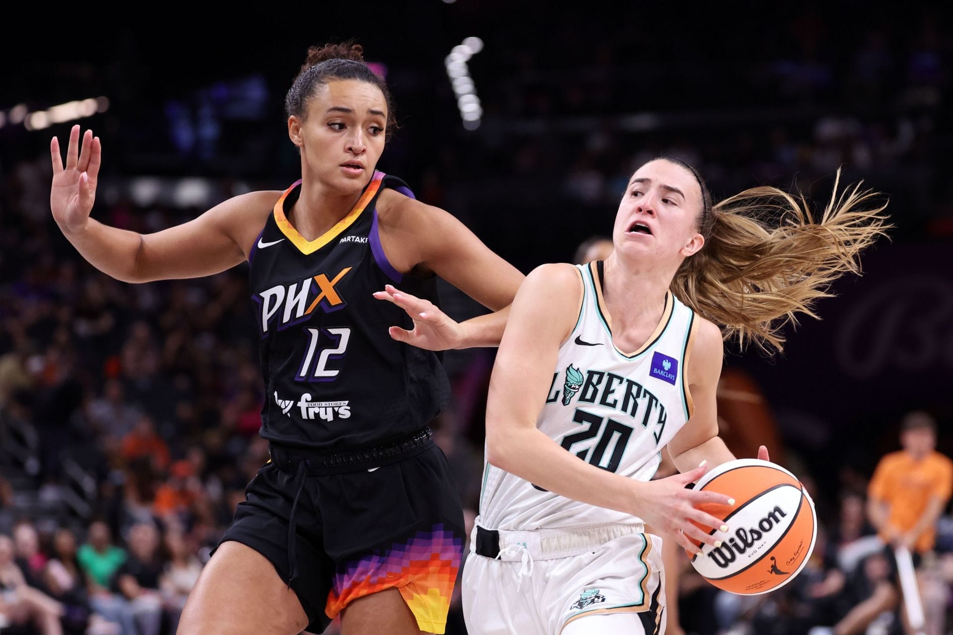 New York Liberty vs Phoenix Mercury Player Stats and Box Scores for Aug ...