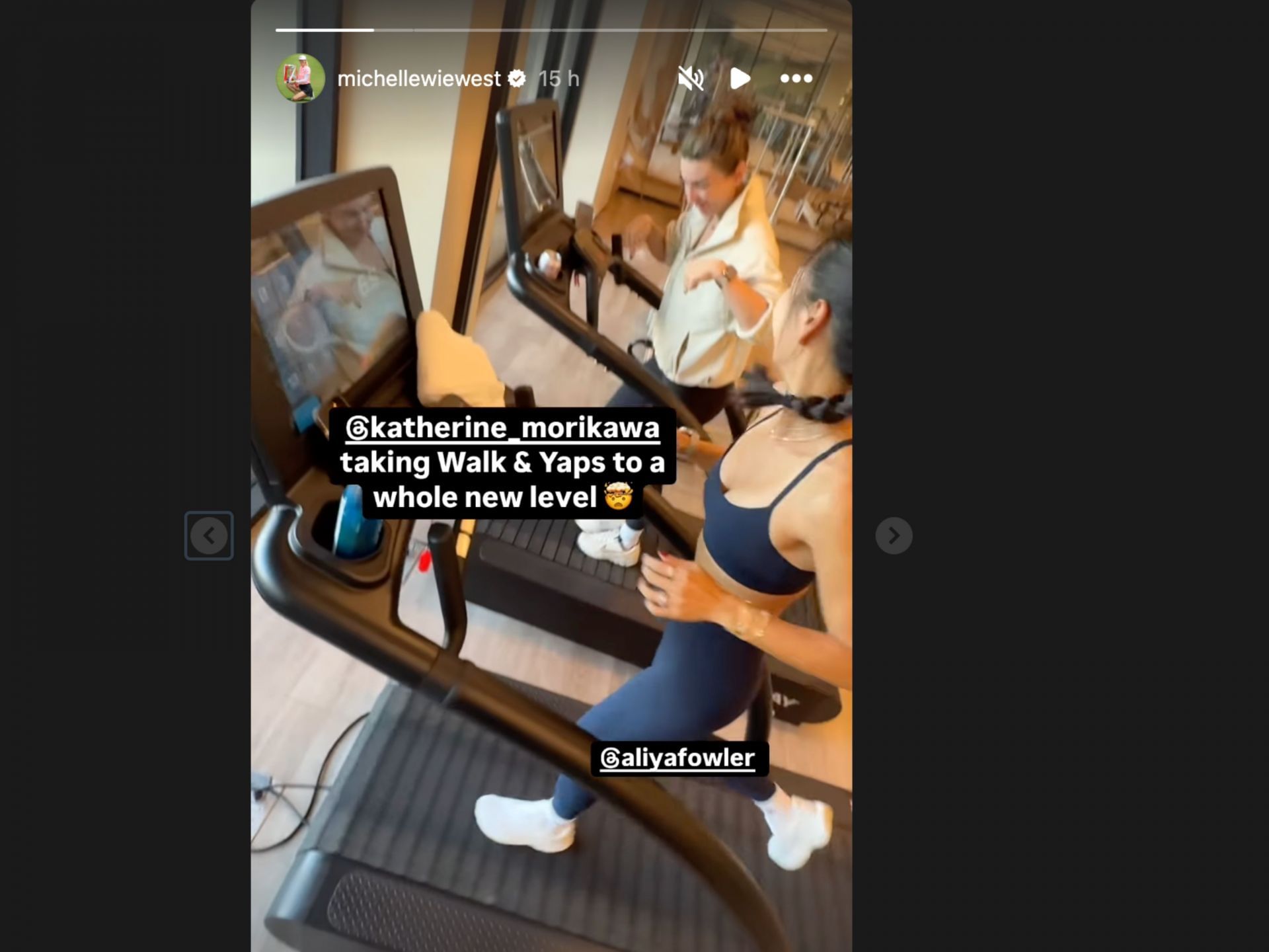 Retired LPGA star ‘walks and yaps’ with Collin Morikawa’s wife Katherine