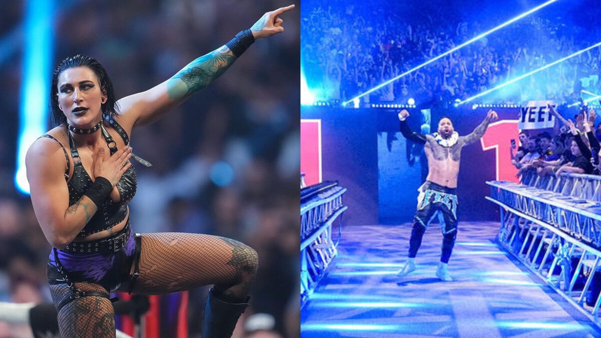 Rhea Ripley reacts to Jey Uso winning the Royal Rumble with a one-word message