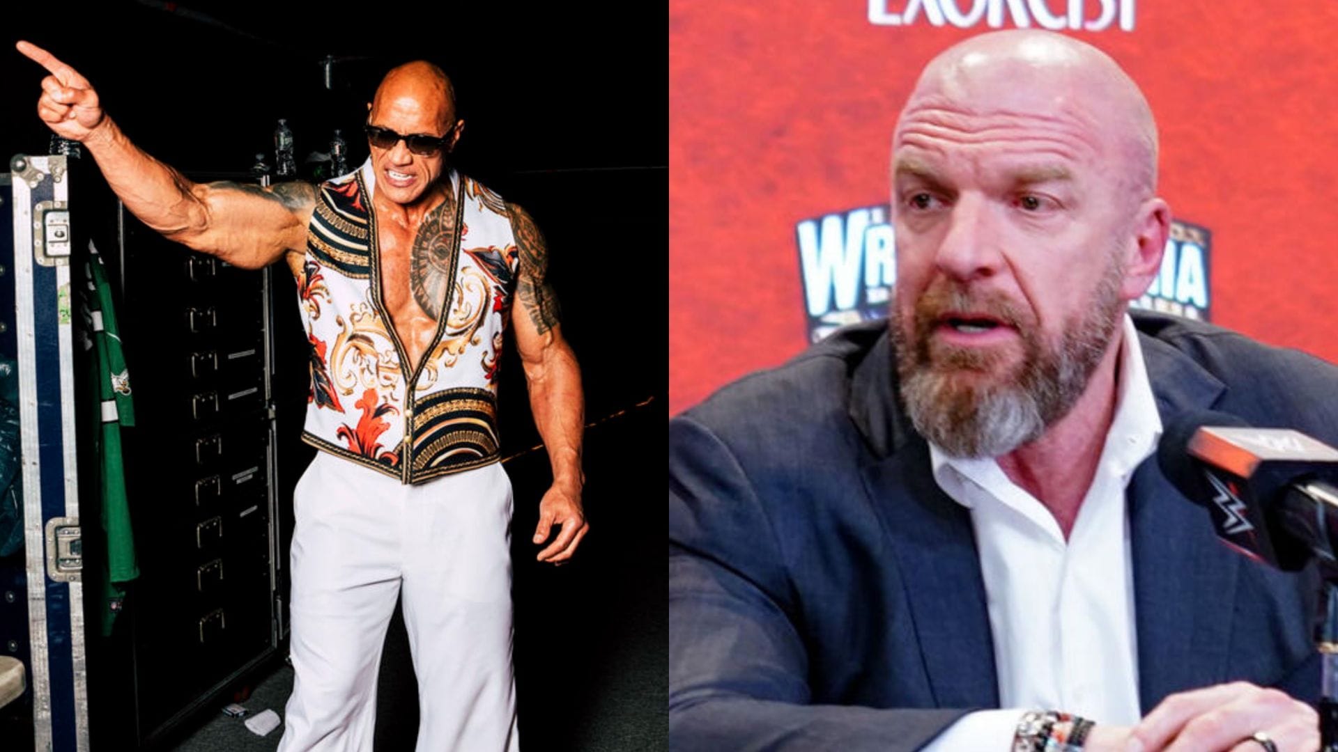 WWE: Triple H is in a horrible spot; The Rock dropped a huge hint The ...