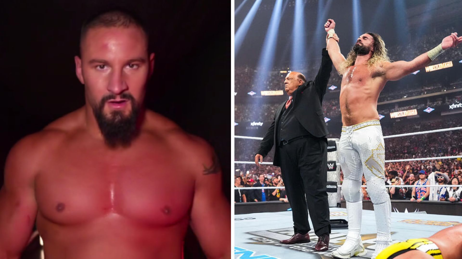 Bron Breakker sends 1-word message after aligning with Seth Rollins and Paul Heyman on WWE RAW